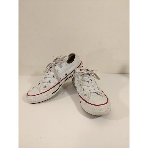 Converse | Shoes | Converse Chuck Taylor All Star White Canvas Sneakers ...